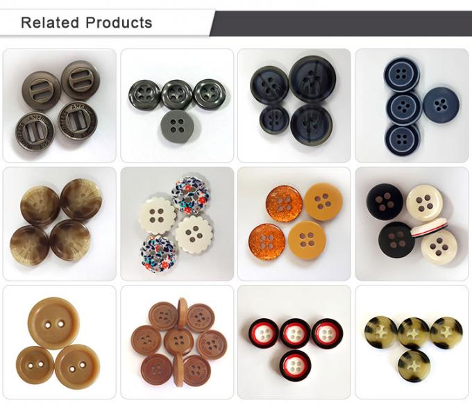 Fireman Uniforms Clothing Melamine Buttons 18L Red Color