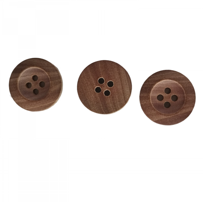 Four Hole Customize Natural Wooden Buttons With Natural Wood Texture ...