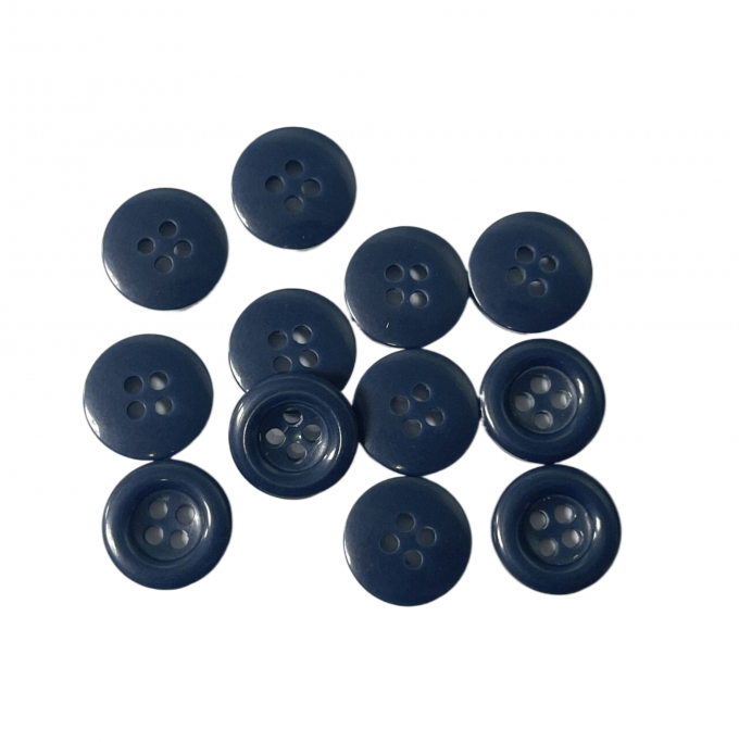 Dark Blue 20L Urea Buttons For Luxury Clothing Fireman Uniform