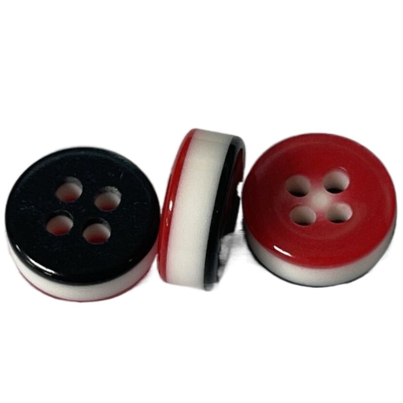 Resin 3 Layers Plastic Shirt Buttons In 16L Use On Men'S Shirt Garment